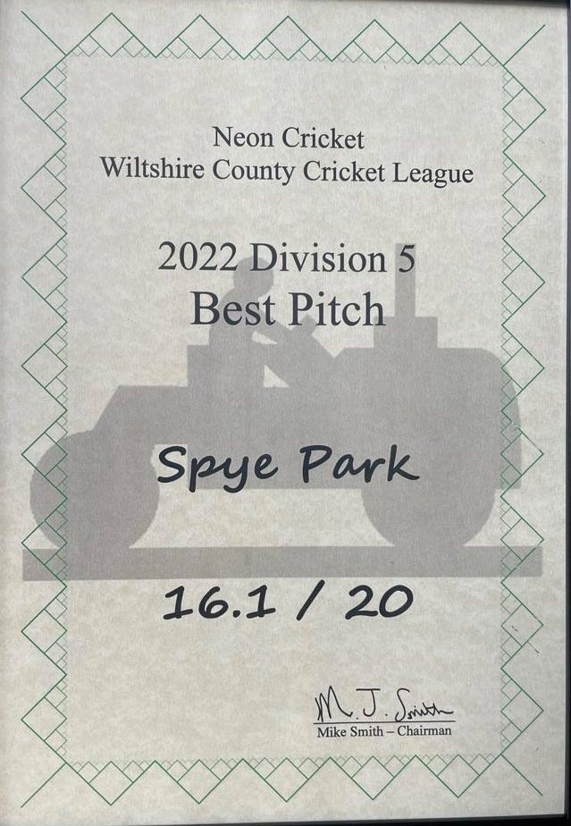 The Spye News - Spye Park Cricket Club